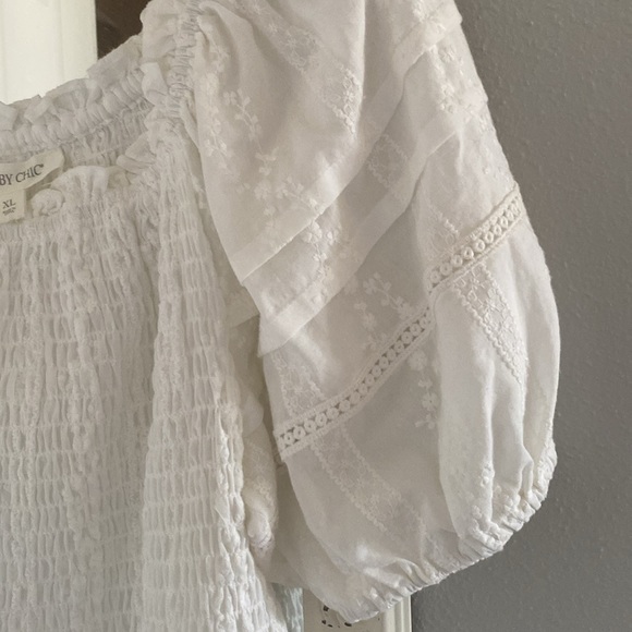 Shabby Chic | Tops | Brand New Shabby Chic White Top Xl 5 | Poshmark